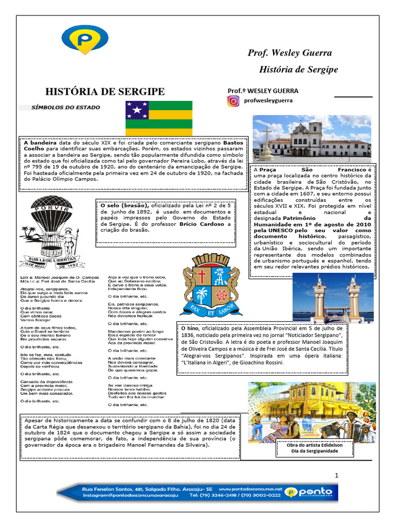 História de Sergipe | PDF