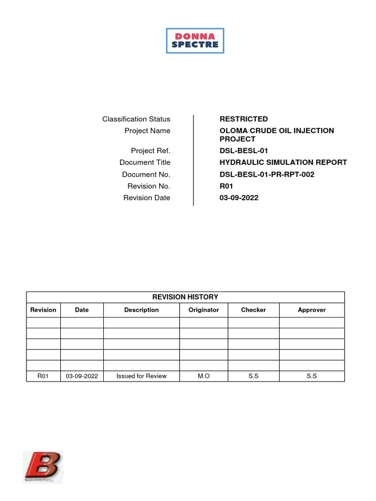 Hydraulic Simulation for Crude Oil Injection | PDF | Pipeline Transport ...