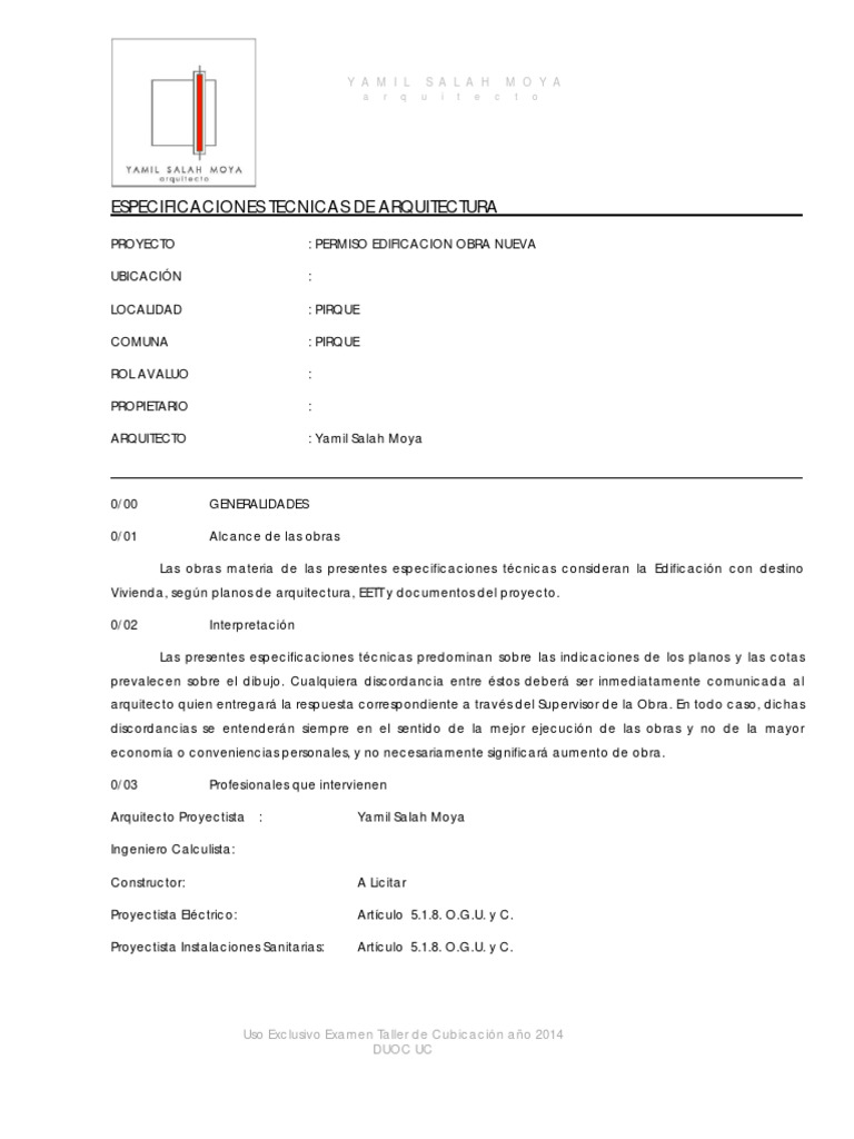 EETT | PDF | Hormigón | Arquitecto