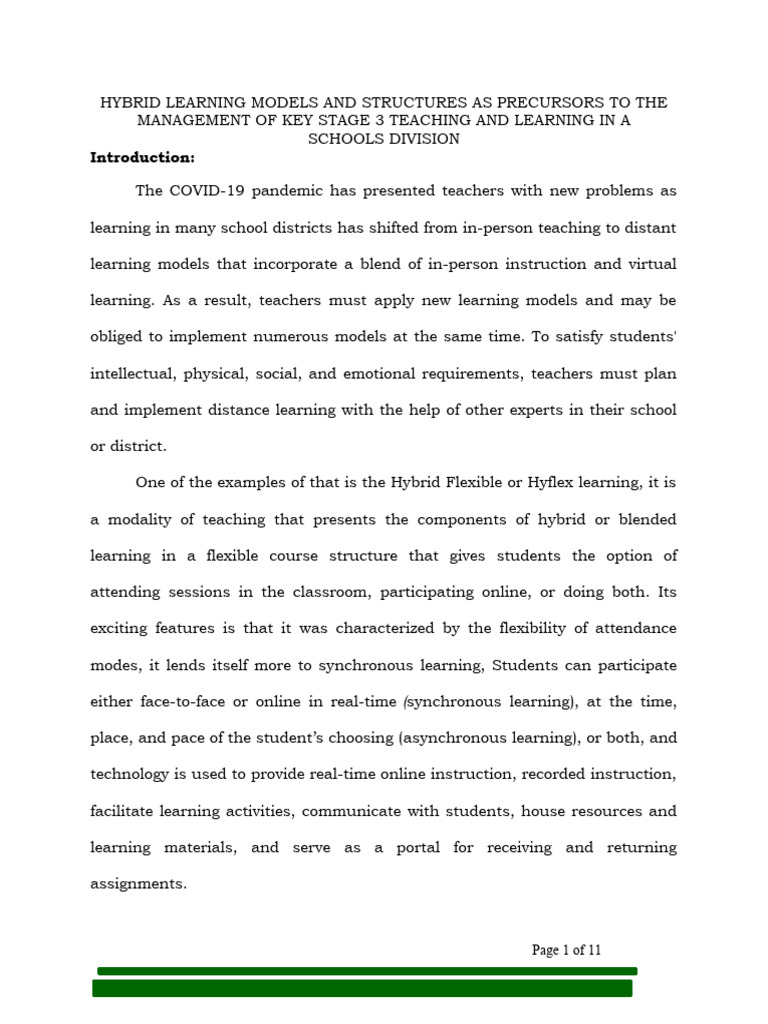 Chapter 1 | PDF | Distance Education | Educational Technology