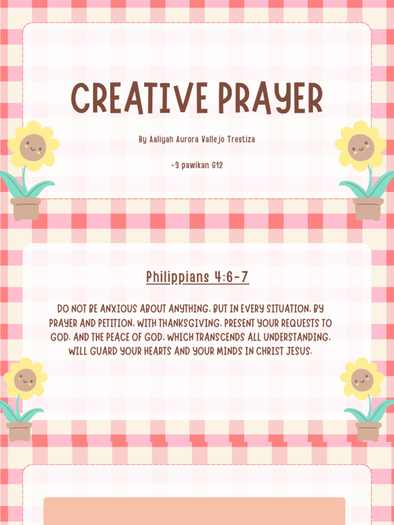 Creative Prayer Practices | PDF