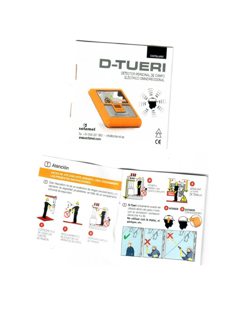 Manual Uso D-Tueri 121847400005 | PDF