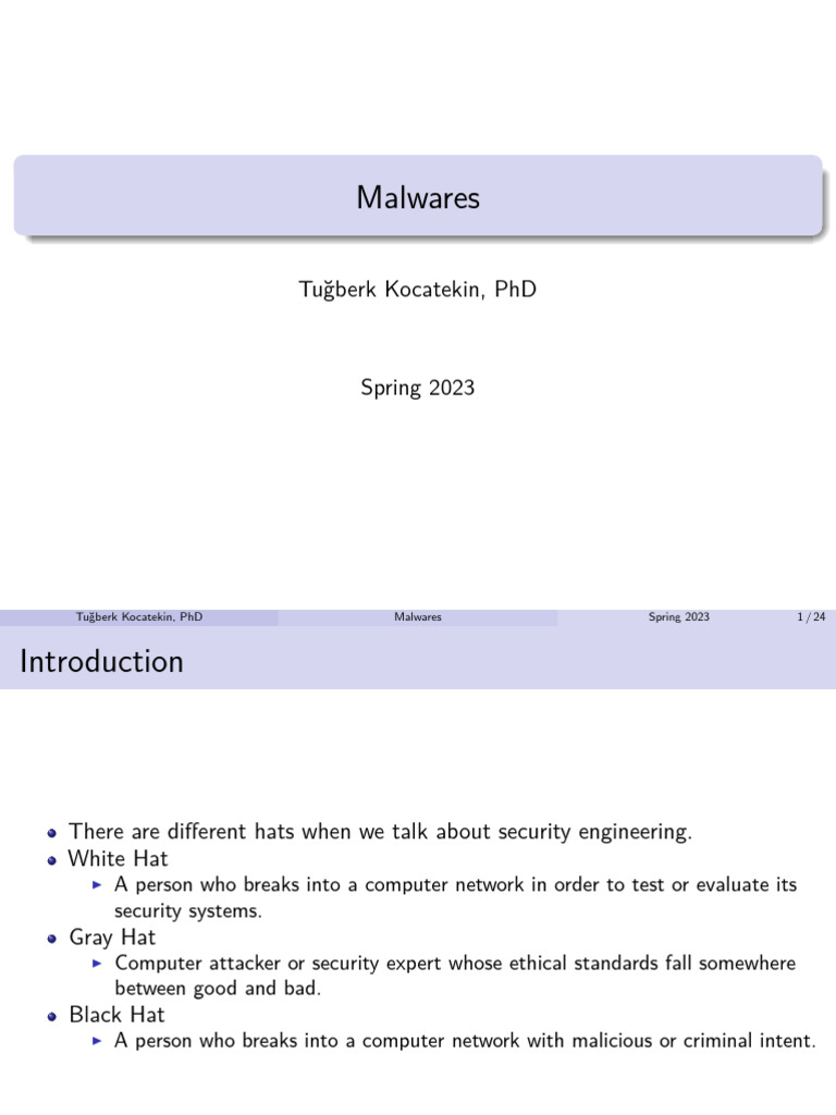 Malware | PDF | Malware | Computer Virus