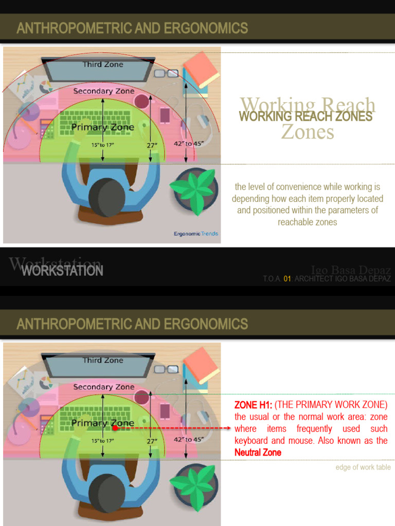 Working Reach Zones | PDF | Kitchen | Room