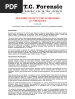 Detecting Fire Accelerants in Arson Cases | PDF | Physical Sciences ...
