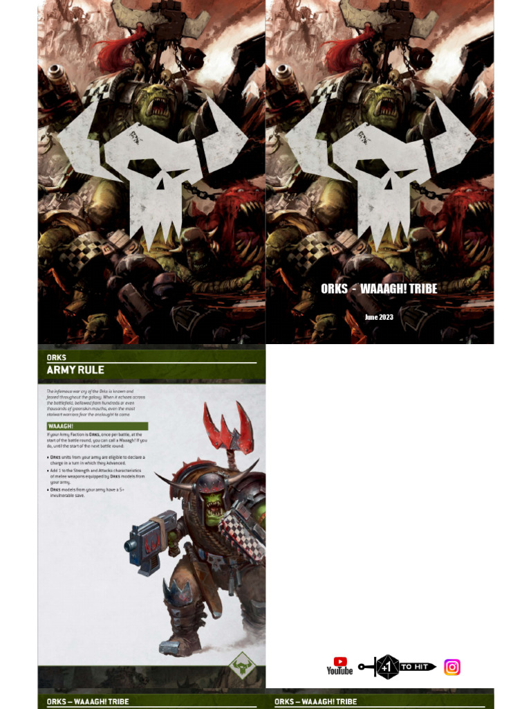 ORKS - WAAAGH! TRIBE Guide | PDF