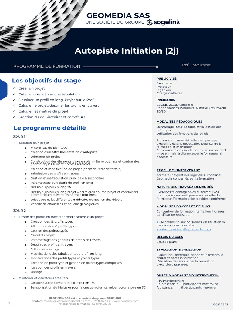 AutoPiste Initiation 2j | PDF | AutoCAD
