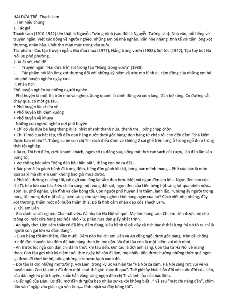 HAI- - - - - - A-TR - - - .docx; filename - = UTF-8''HAI-ĐỨA-TRẺ | PDF