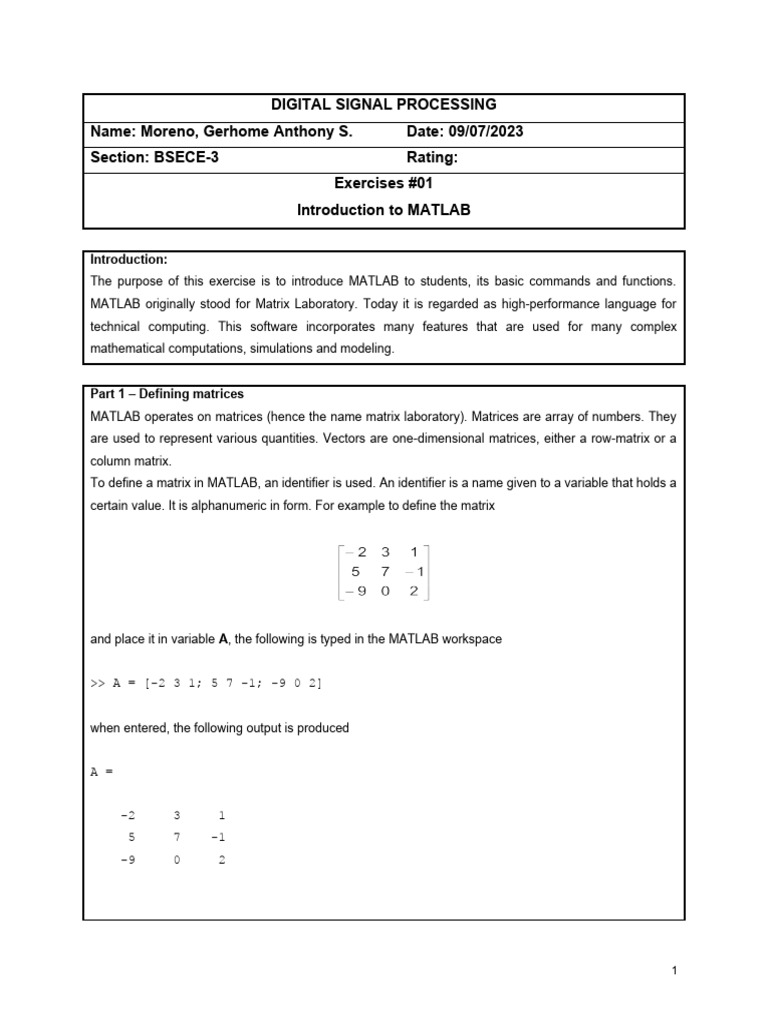Gkogi 0340 Pdf Matrix Mathematics Matlab