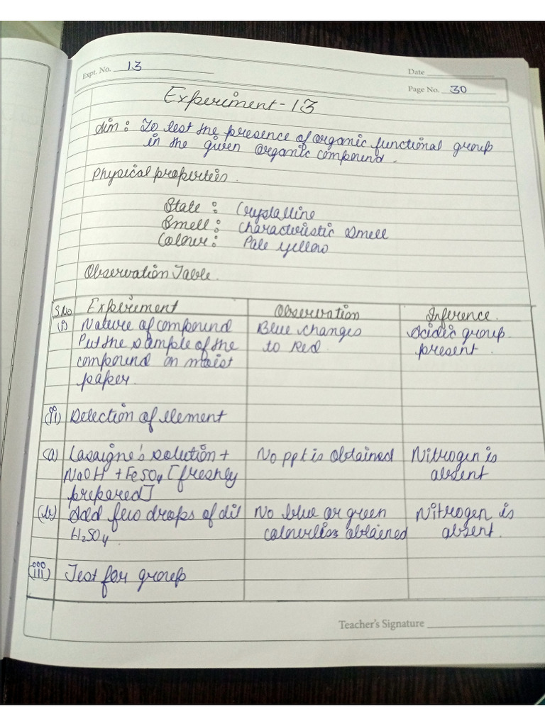 Chemistry Practical File 3 | PDF