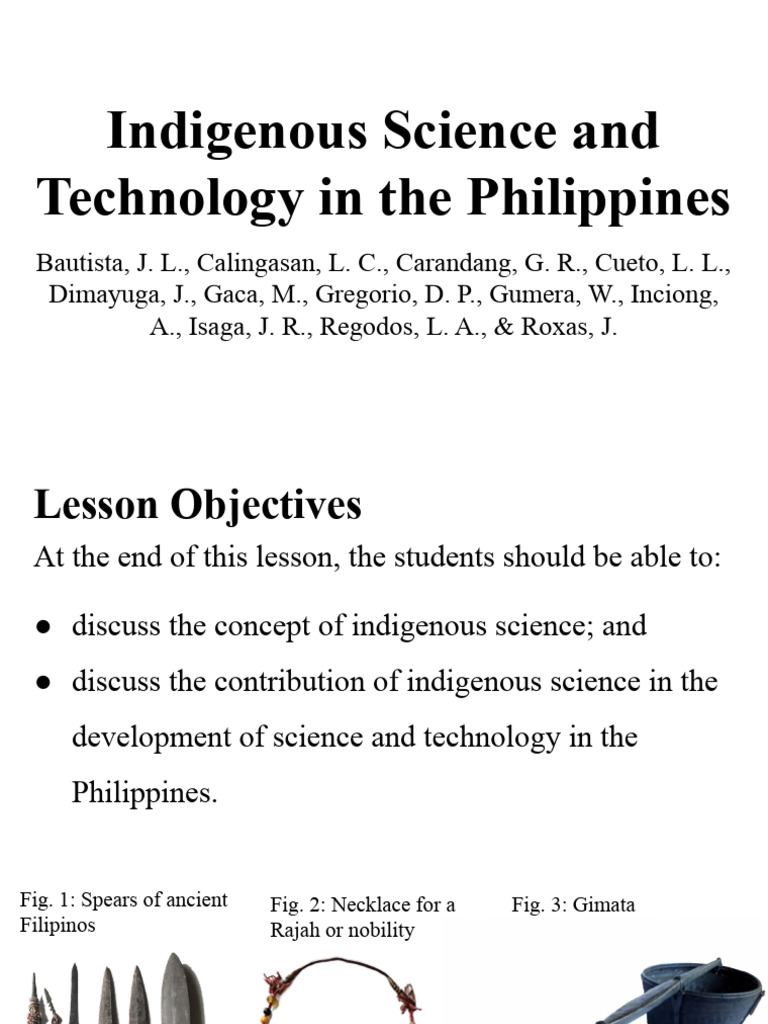 Indigenous Science in Philippine Culture | PDF | Science | Cognition