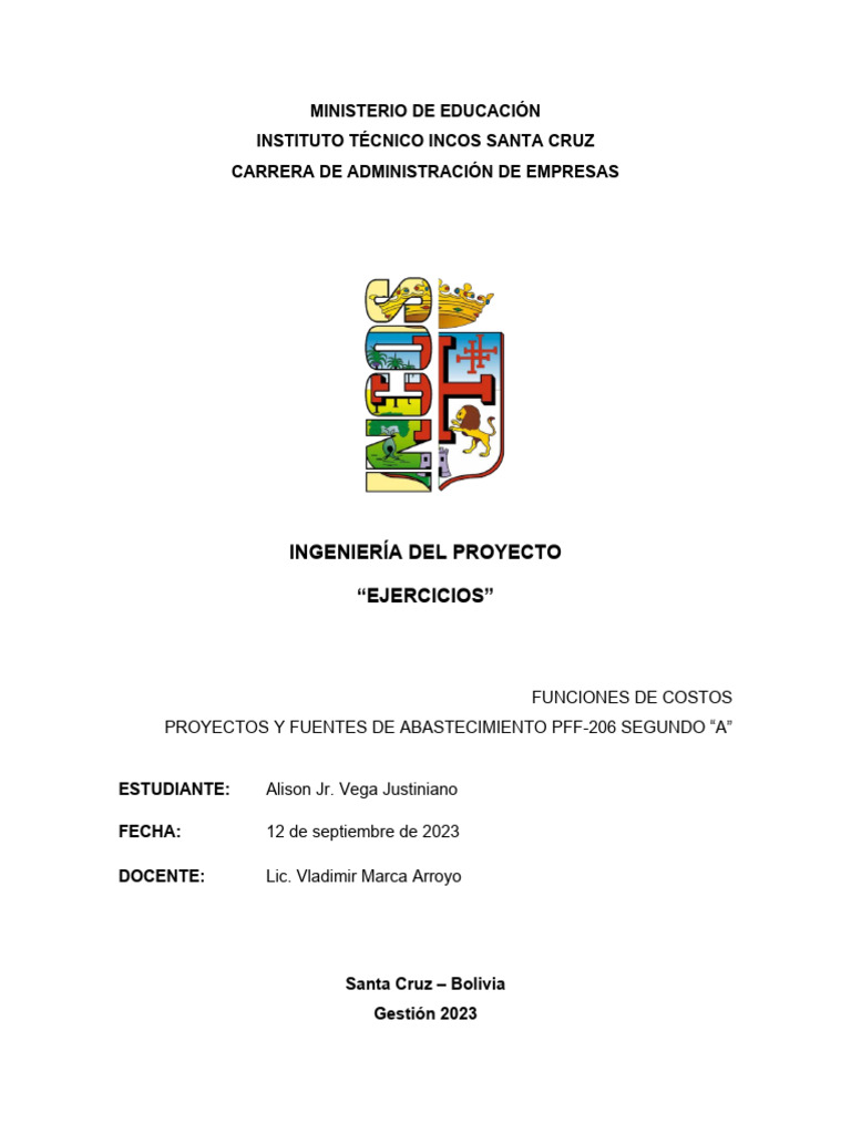 Ingenieria Del Proyecto Parte2 - Alison | PDF | Business | Evaluación Ingenieria Del Proyecto Parte2 - Alison | PDF | Business | Evaluación
