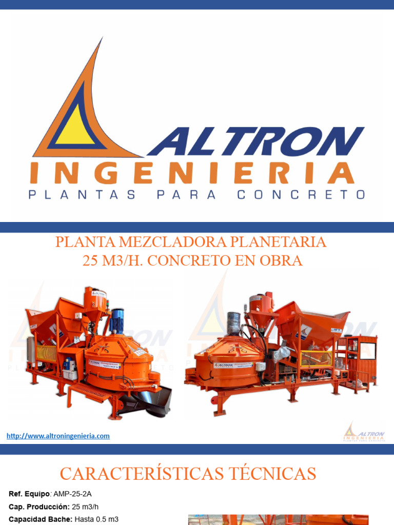 Planta Mezcladora Planetaria AMP-25-2A | PDF | Hogar, jardinería y ...