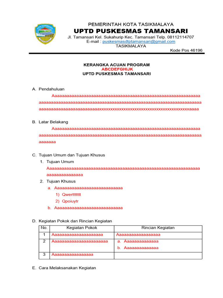 Template Kak TMS 2023 | PDF | Computers