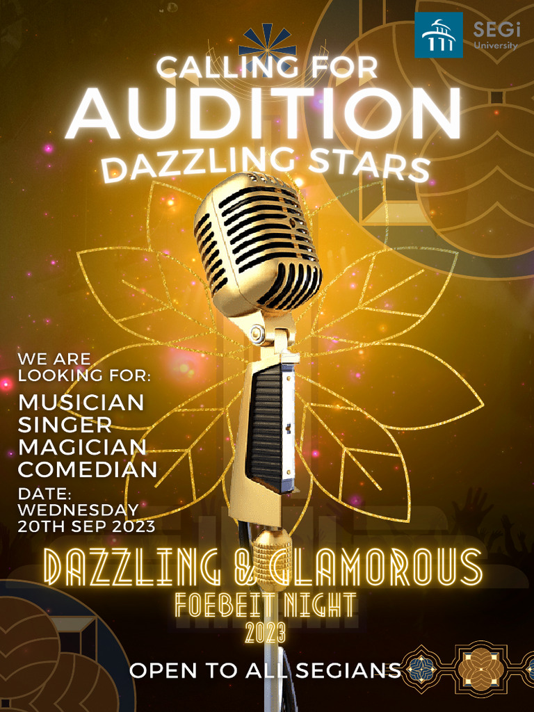 Audition Poster | PDF