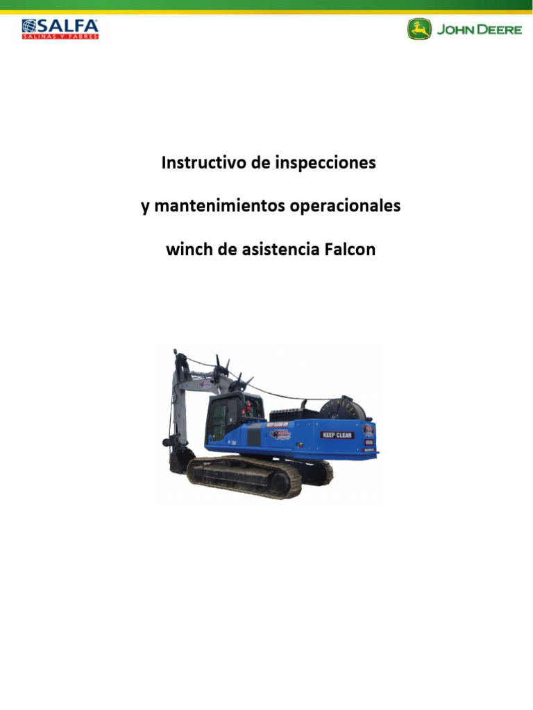 FALCON - Manual de Inspecciones y Mantenimientos Operacionales | PDF ...
