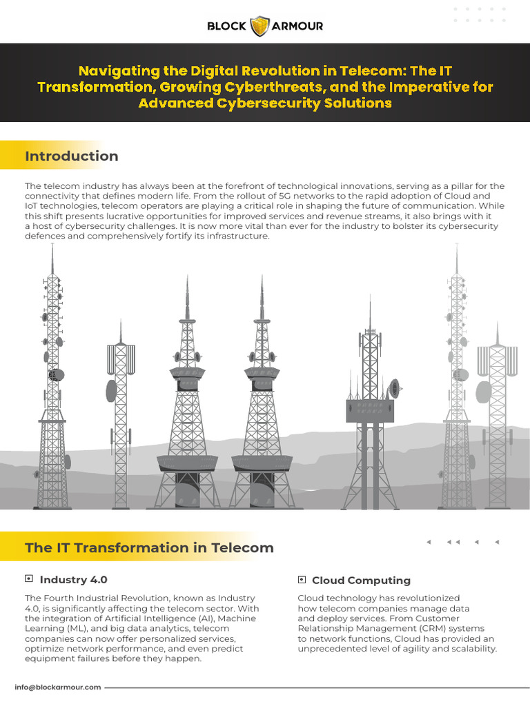 Block Armour Zero Trust Cybersecurity Mesh For Telco | PDF | Business | Technology & Engineering