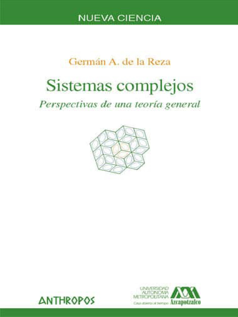 Sistemas Complejos. Perspectivas de Una Teoría General | PDF | Teoría | Enseñanza de matemática