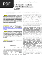 Plantilla IEEE | PDF | Microsoft Word | Archivo de computadora