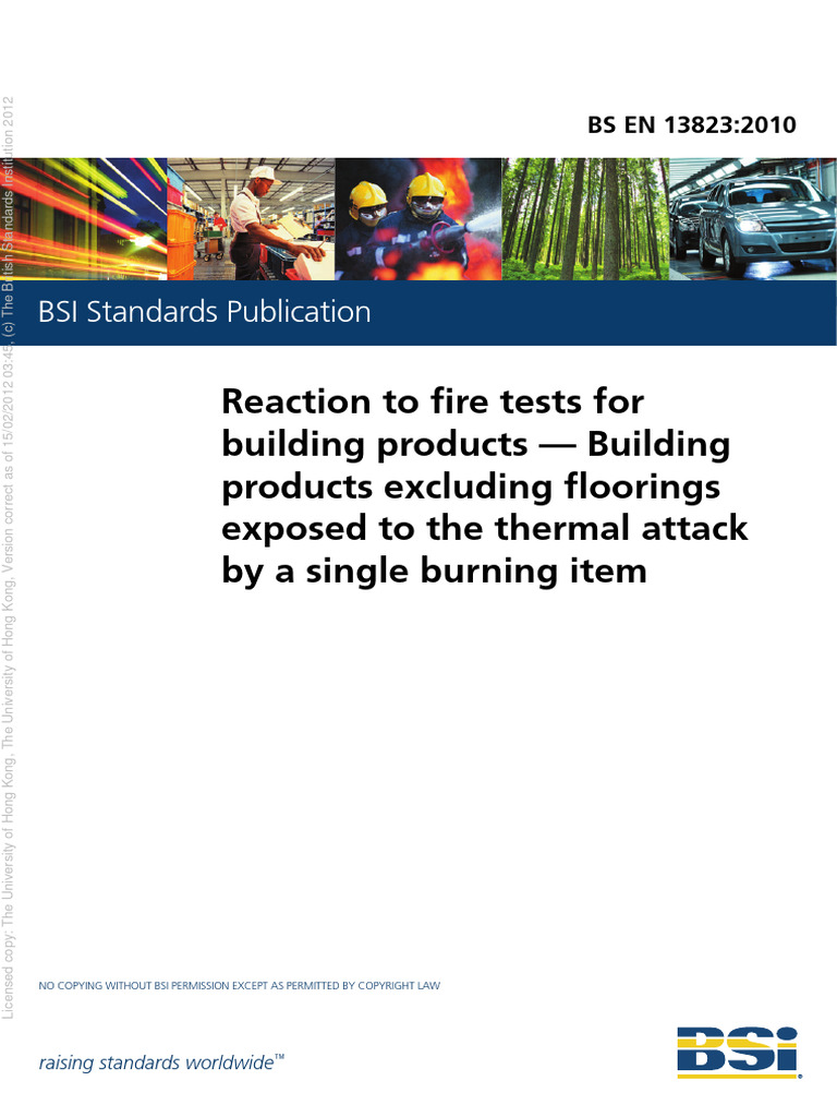 BS en 13823 2010 | PDF