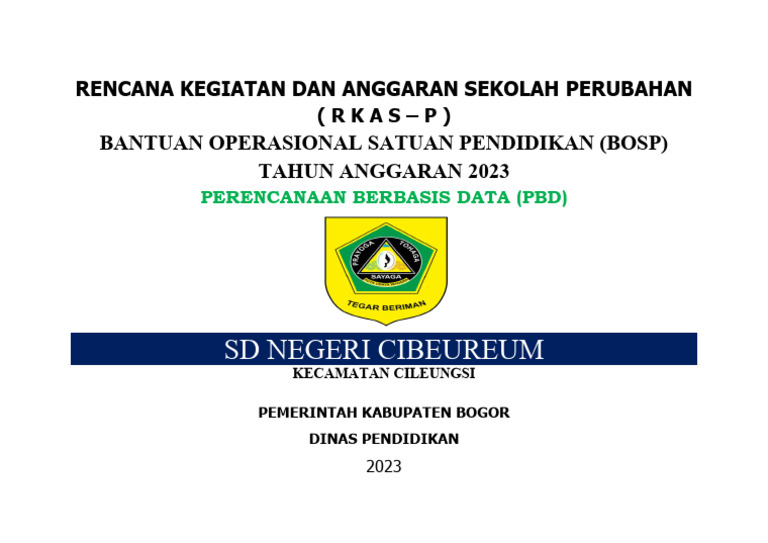 Cover - Rkas - 2023 | PDF | Teknologi & Rekayasa