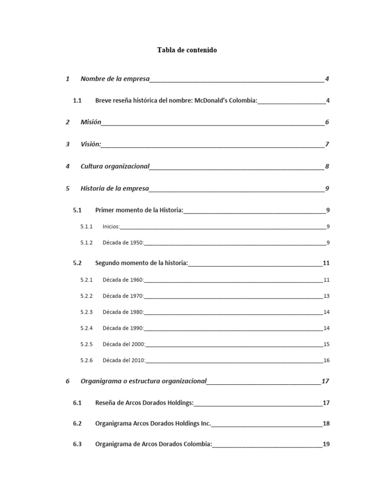 Proyecto Adc Sas | PDF | Mc Donald's | Business