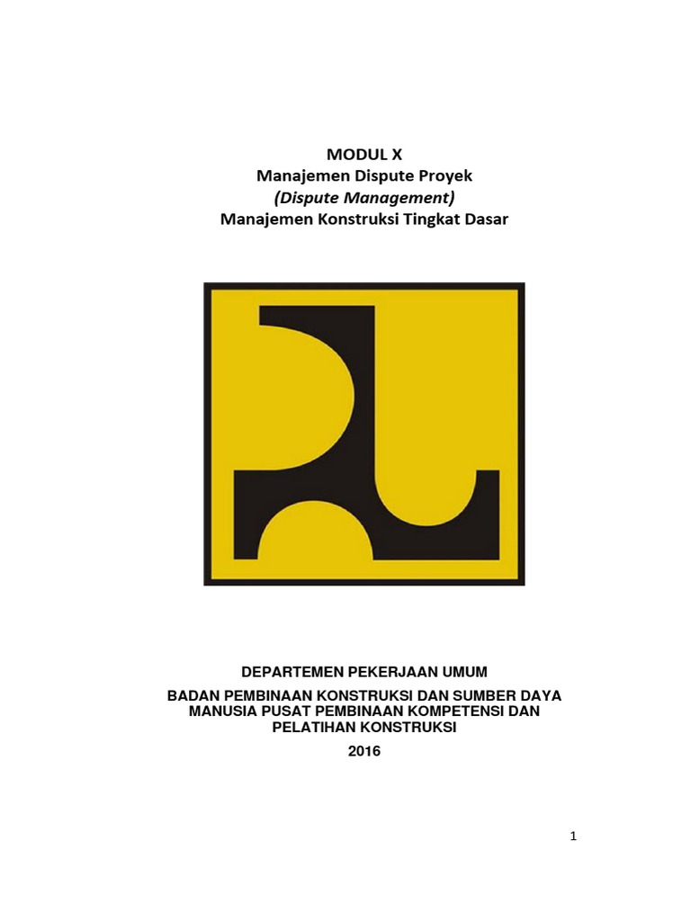 2 Modul 10 Manajemen Dispute - Klaim Proyek | PDF | Bisnis