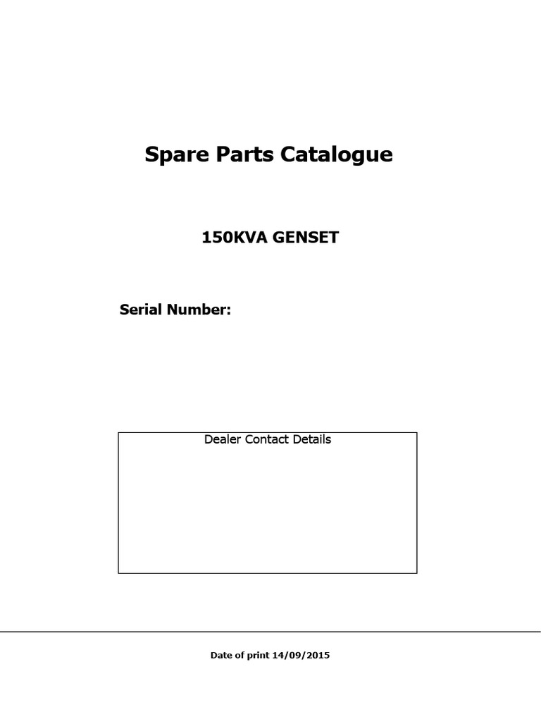 Manual Peças GEP150-1 | PDF