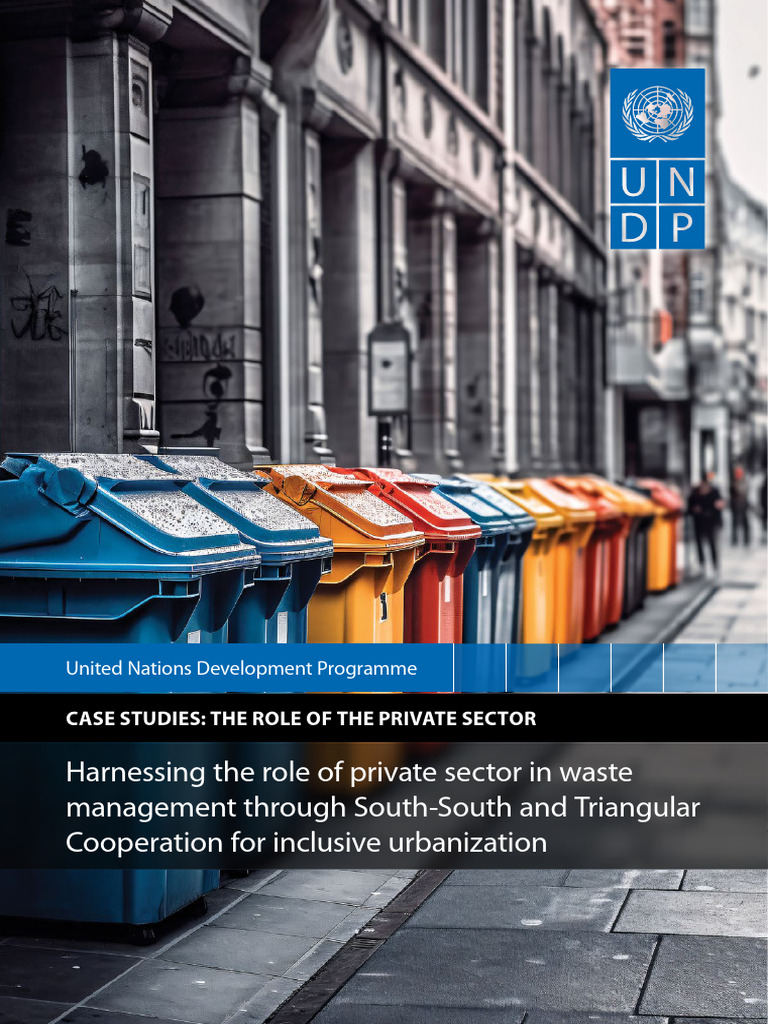 Undp Harnessing The Role of Private Sector in Waste Management Through ...