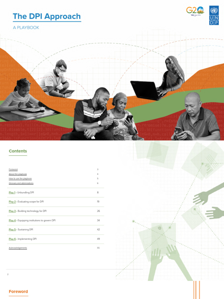 Undp The Dpi Approach A Playbook | PDF | Governance | Interoperability