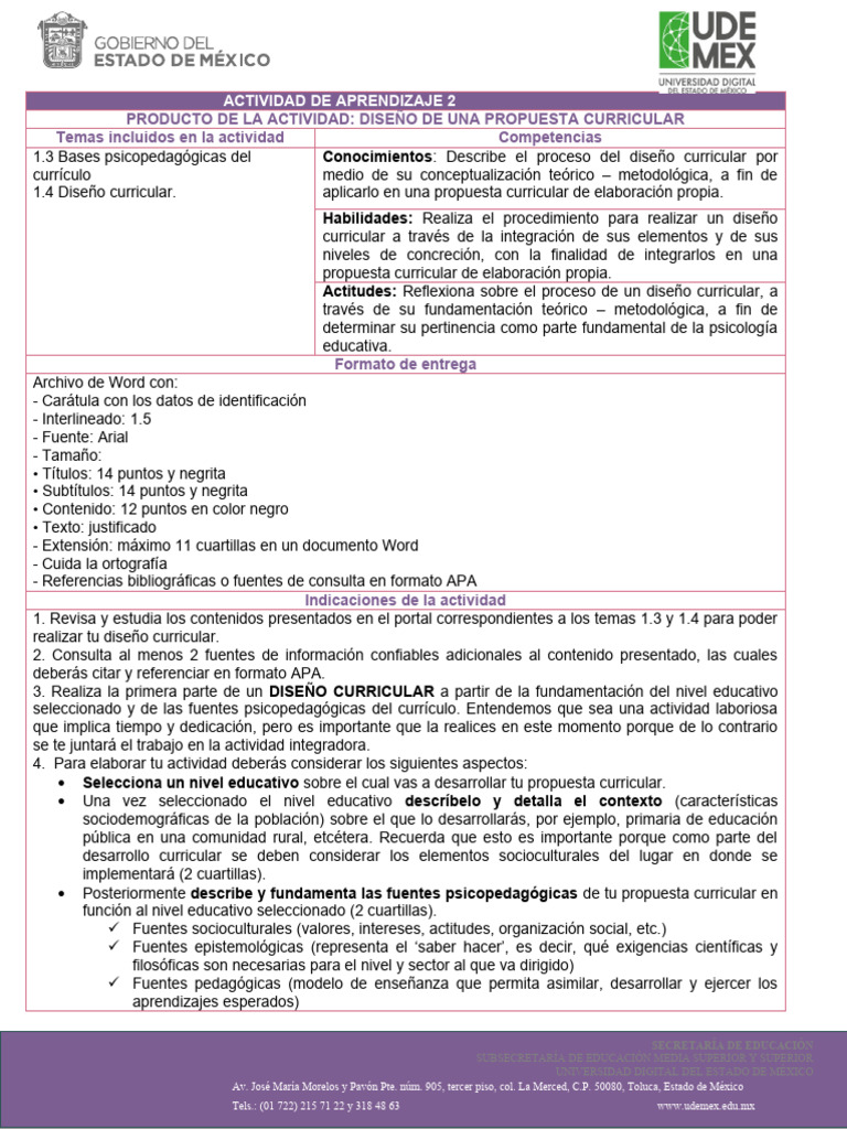 Desarrollo Curricular - AA2 - VF | PDF | Plan de estudios