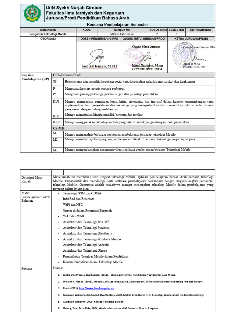Rps Tek - Mobile Pba 5 | PDF