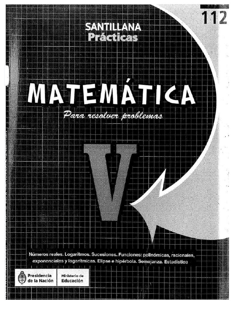 PDF Matematica V Santillana Compress | PDF