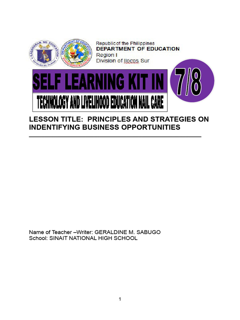 Entrep Week 7 | PDF | Entrepreneurship | Marketing