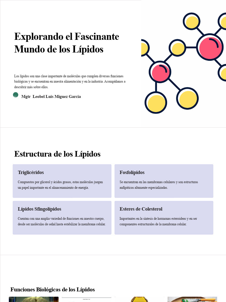 Explorando El Fascinante Mundo de Los Lipidos | PDF Explorando El Fascinante Mundo de Los Lipidos | PDF