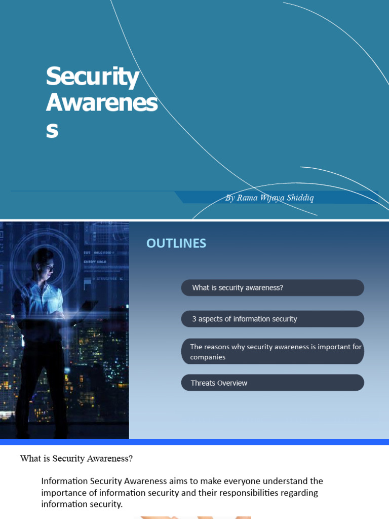 PPT SECURITY AWARENESS | PDF | Phishing | Information Security