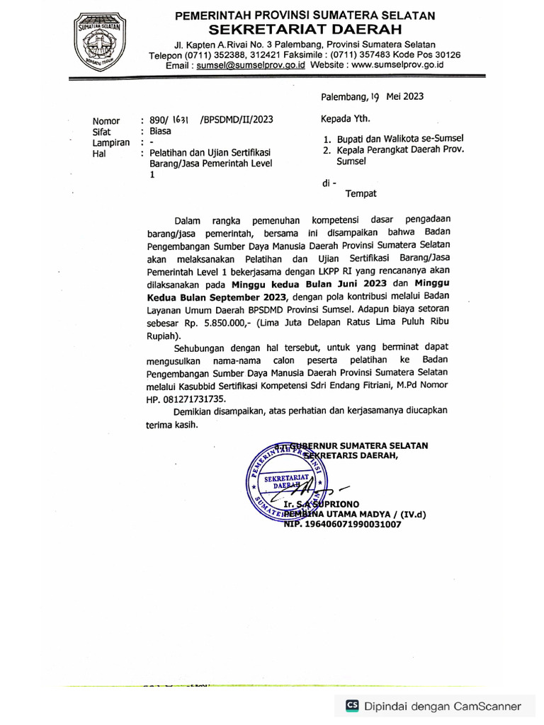 Pelatihan PBJ Level 1 | PDF