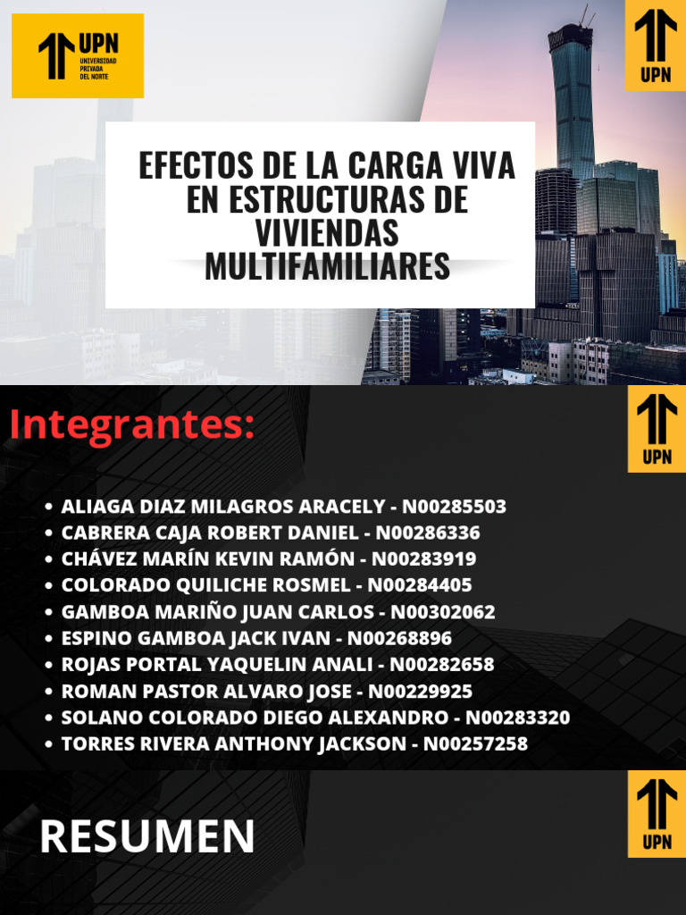 Efectos de la Carga Viva en Viviendas | PDF | Fatiga (material)