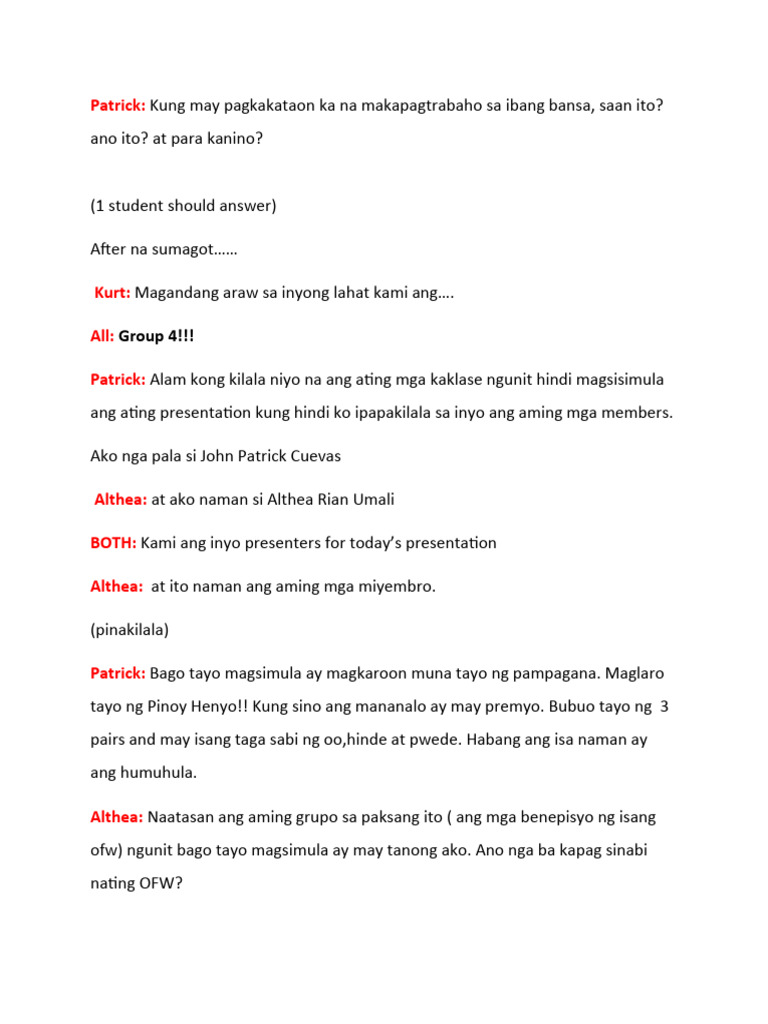 Script PPT Esp | PDF