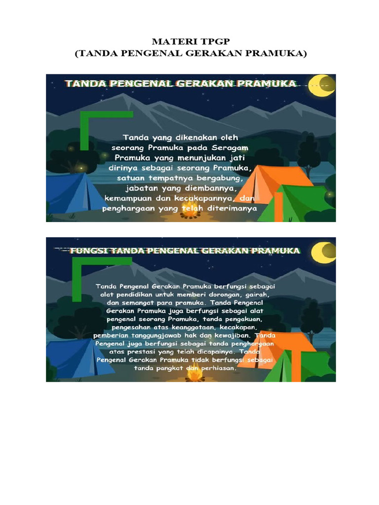 MATERI TPGP - Baru | PDF