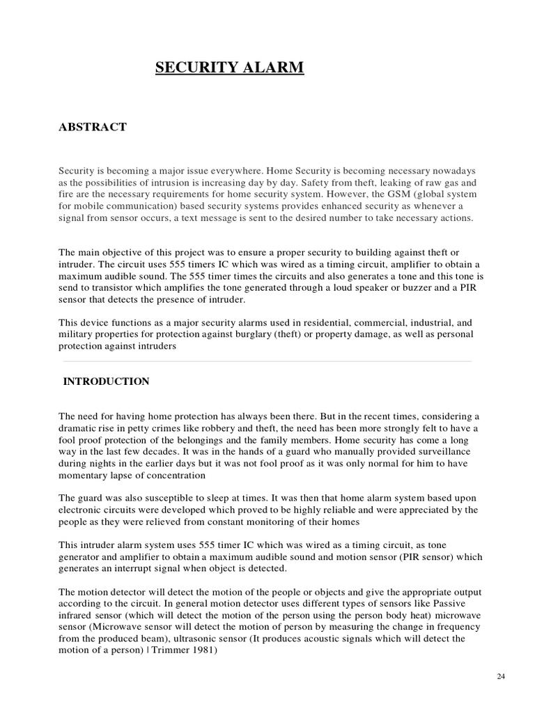 Security Alarm 24-35 NEW | PDF | Security Alarm | Bipolar Junction ...