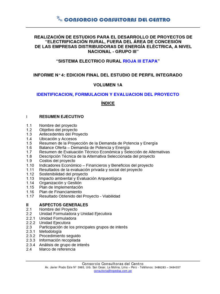 Evaluación del Proyecto Impullsar SAS | PDF