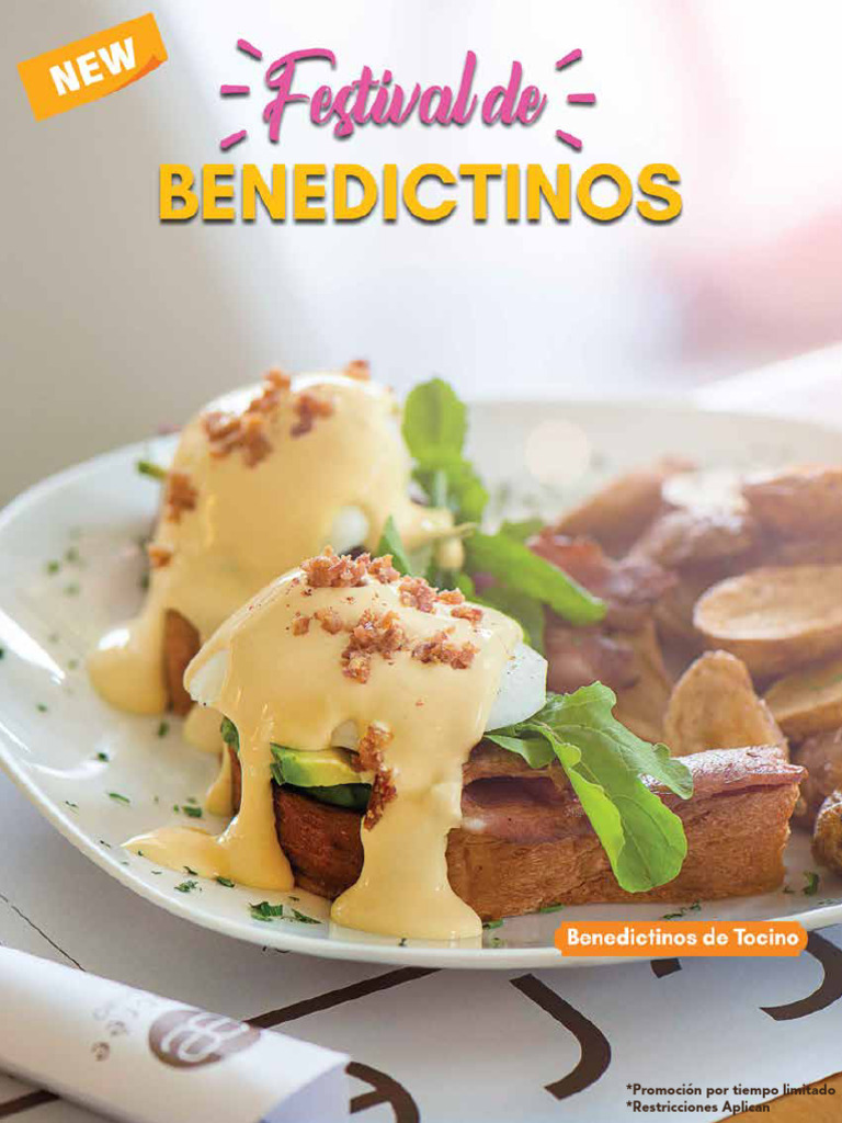 Menu+Desayuno+act+2023+F+BEN | PDF | Cocina | Cocinando