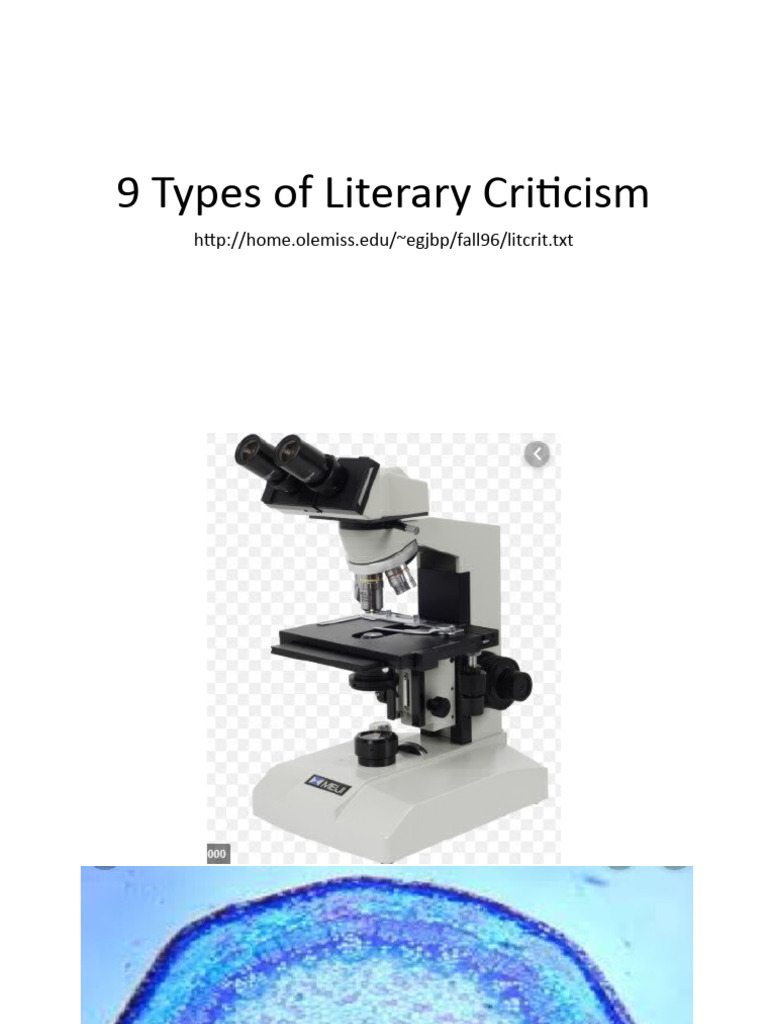 9 Types of Literary Criticism | PDF