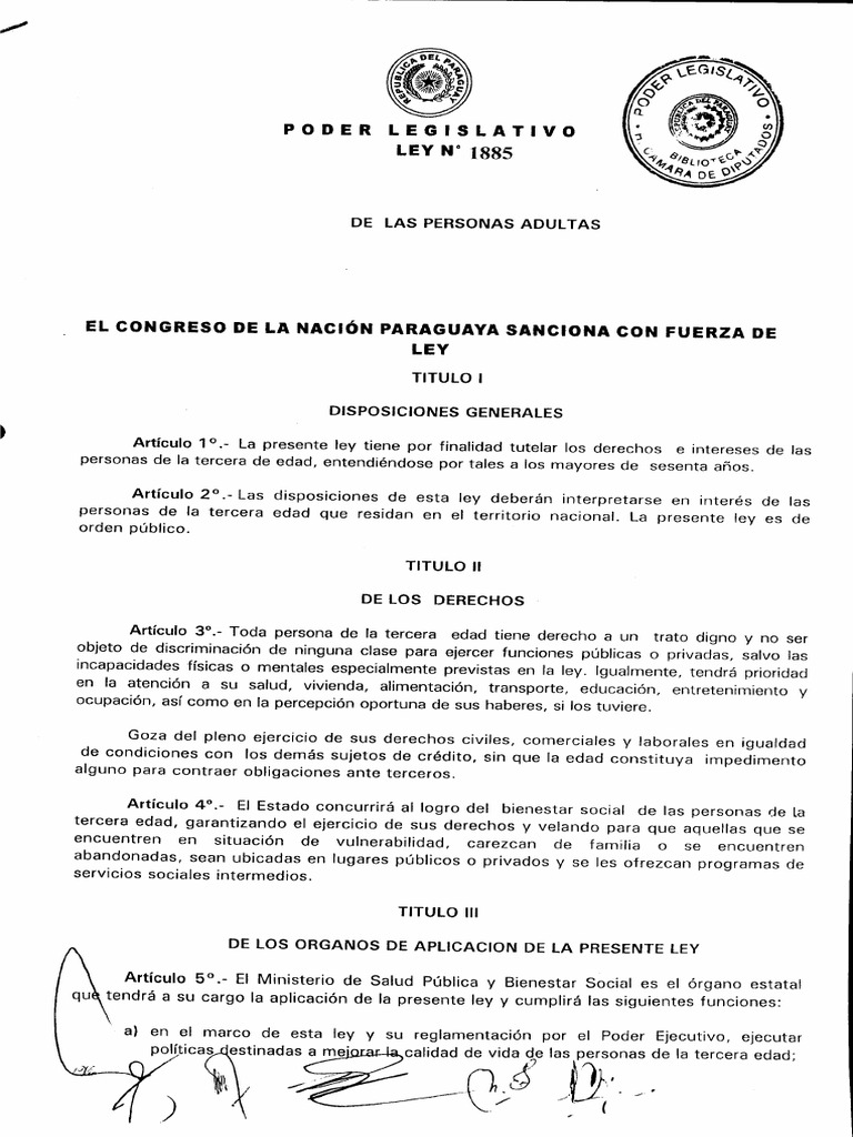 Ley 1885 - 2002 | PDF