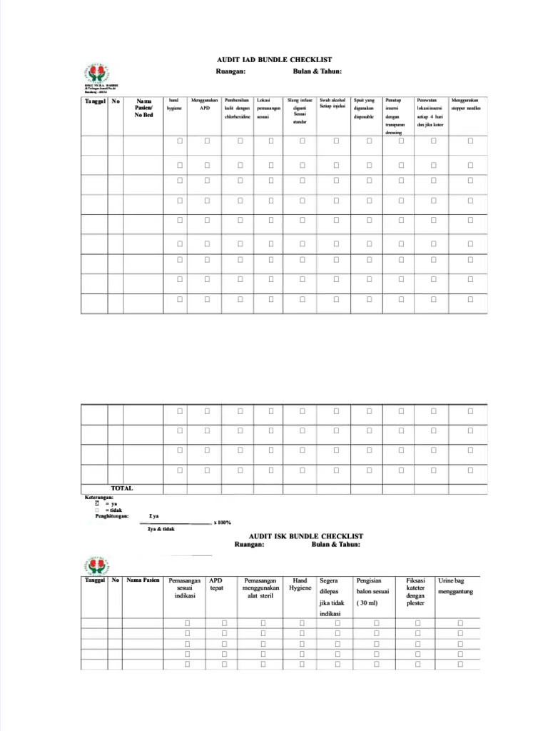 VAP Bundle Checklist Audit 2024 | PDF