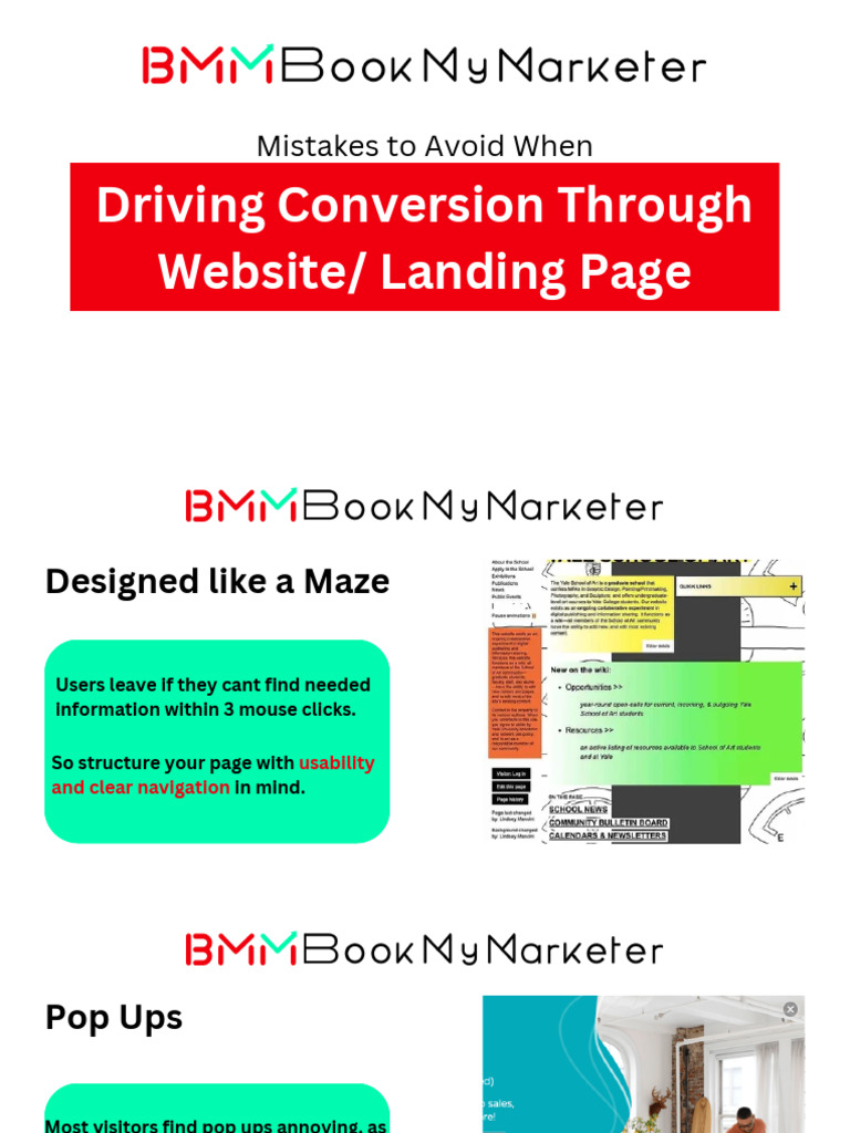 Conversion Through Landing Page | PDF | Career & Growth