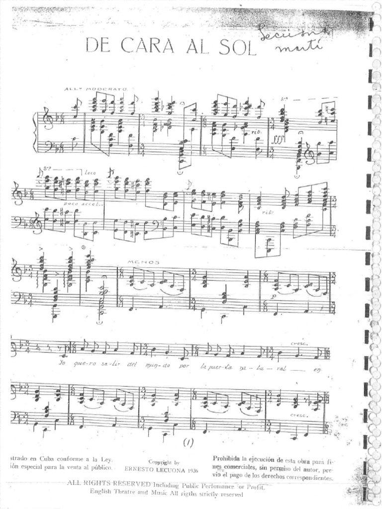 De Cara Al Sol | PDF