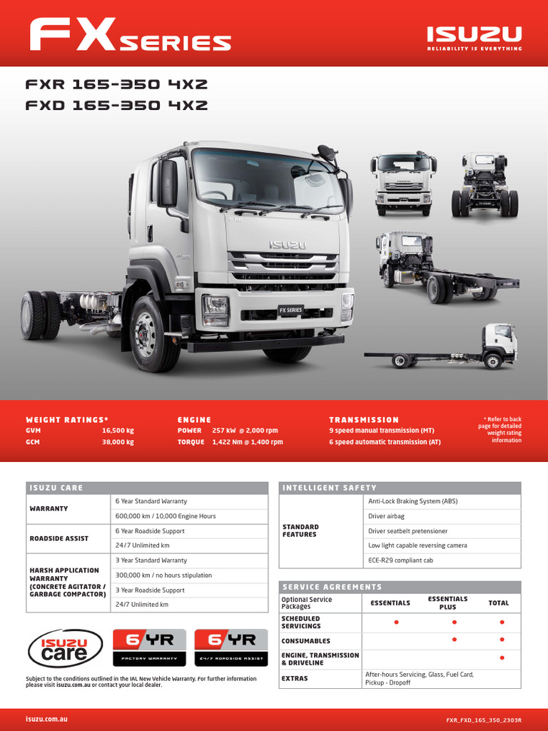 Spec FXR FXD 165 350 2303R | PDF