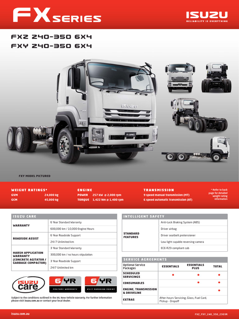 Spec FXZ FXY 240 350 2303R | PDF